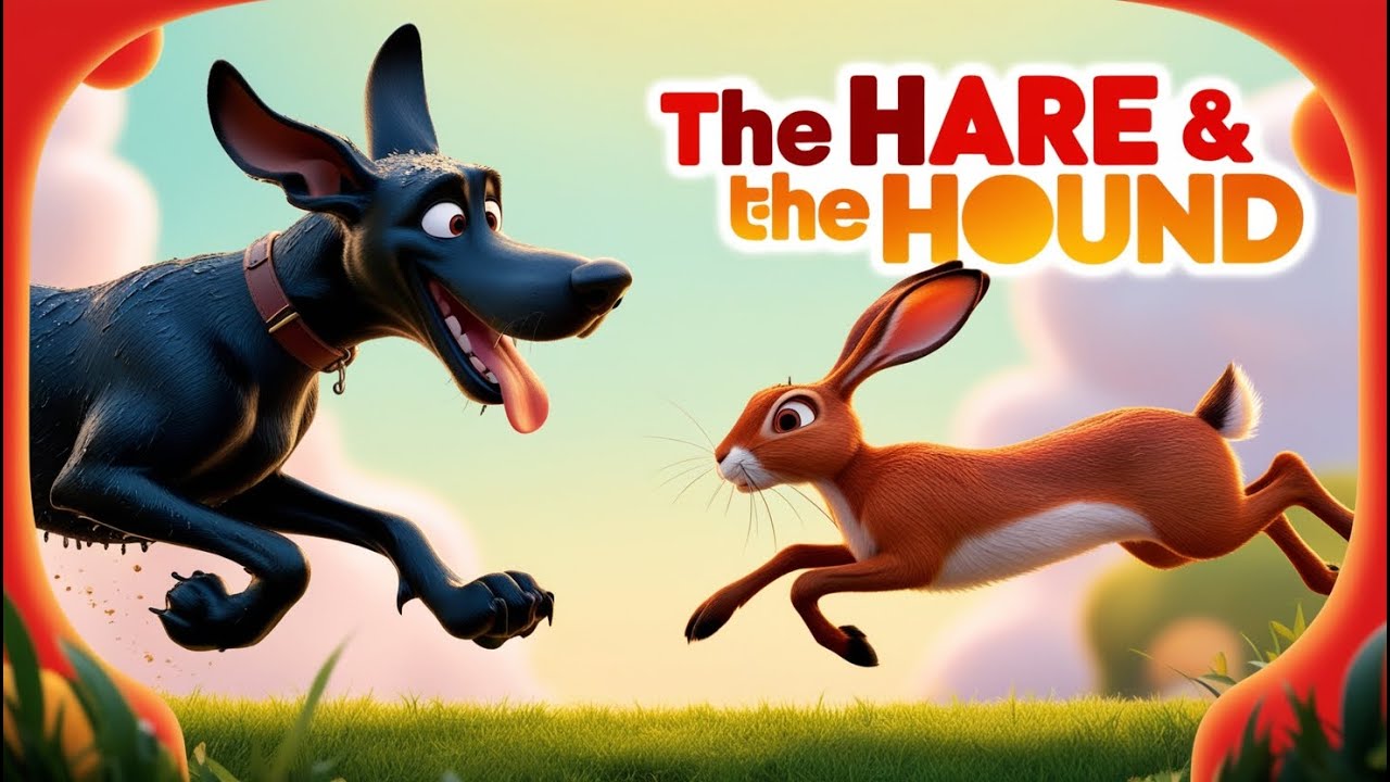 The Hare and the Hound Story in English - Animated World - YouTube