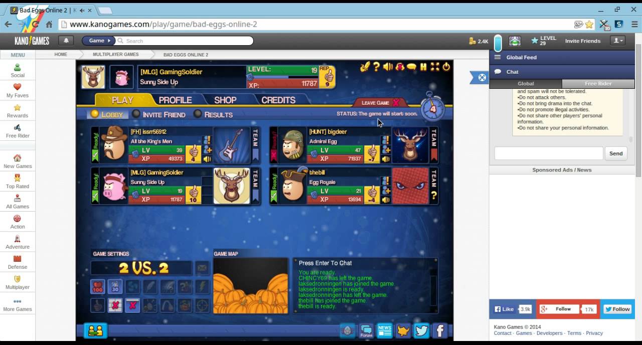 Bad Eggs Online 2 gameplay and commentary #1 - YouTube