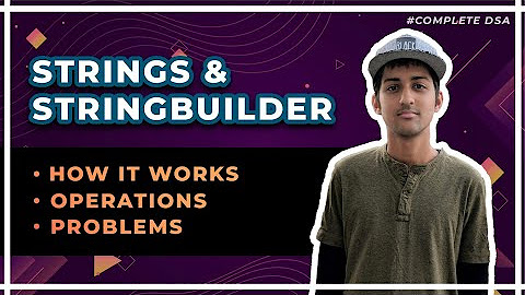 Strings and StringBuilder in Java by Kunal Kushwaha, ... - YouTube