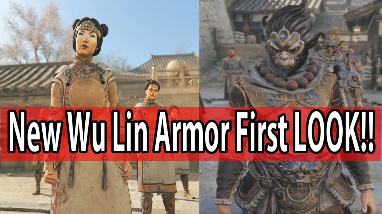 For Honor - NEW Wu Lin Armor Sets First LOOK!!! - YouTube