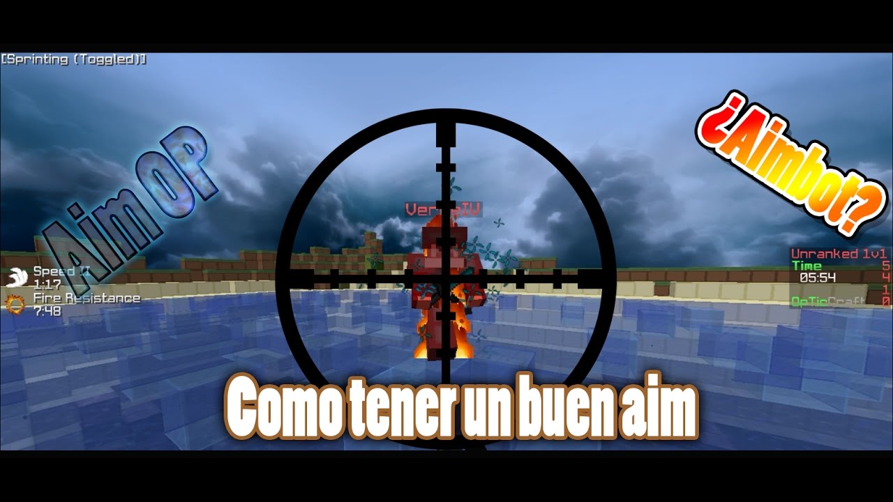 COMO TENER UN AIM OP | MINECRAFT - YouTube