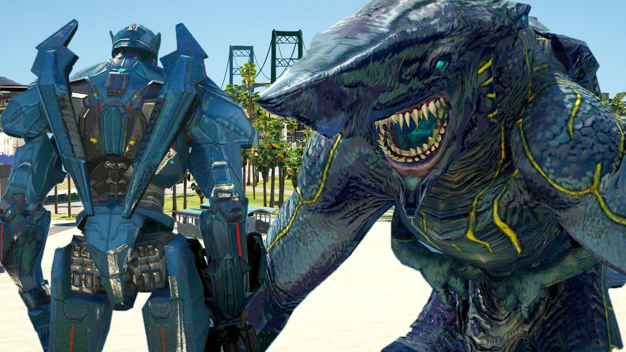Pacific Rim Robot Fight Kaiju - YouTube