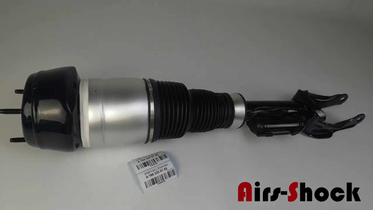 W166 front right air suspension shock - YouTube