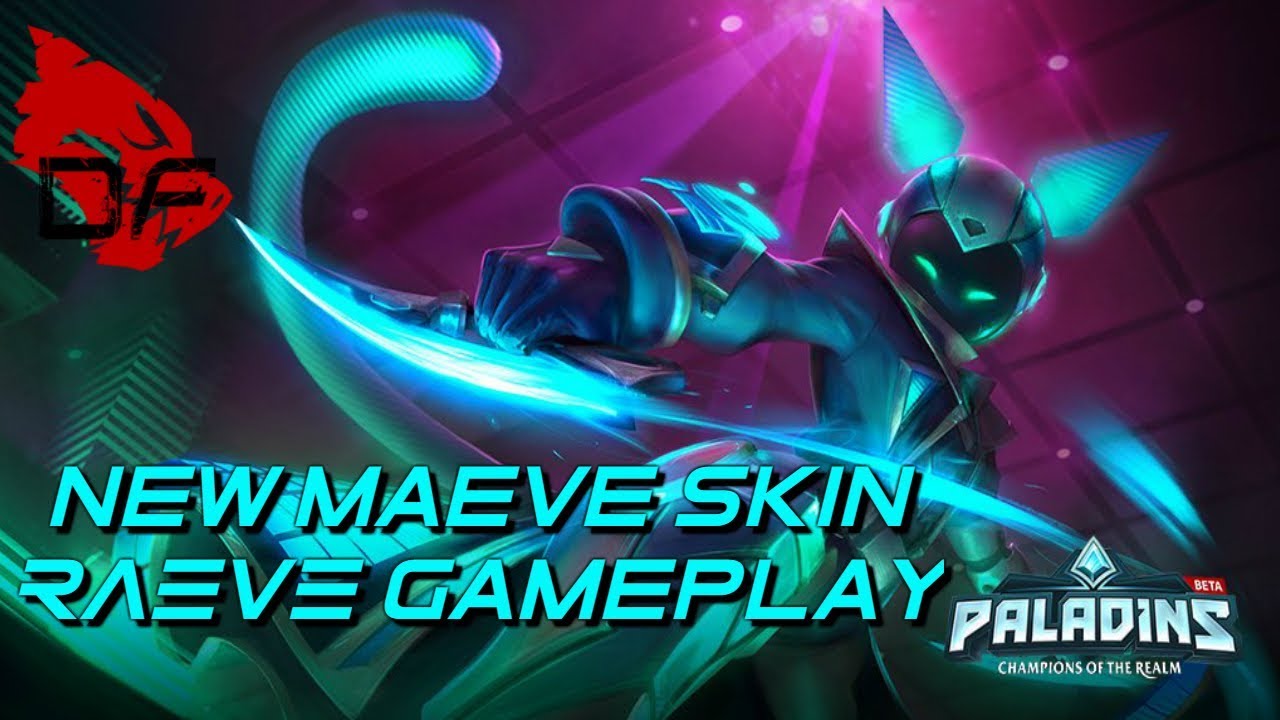 Paladins Raeve Gameplay New Maeve DJ skin - YouTube