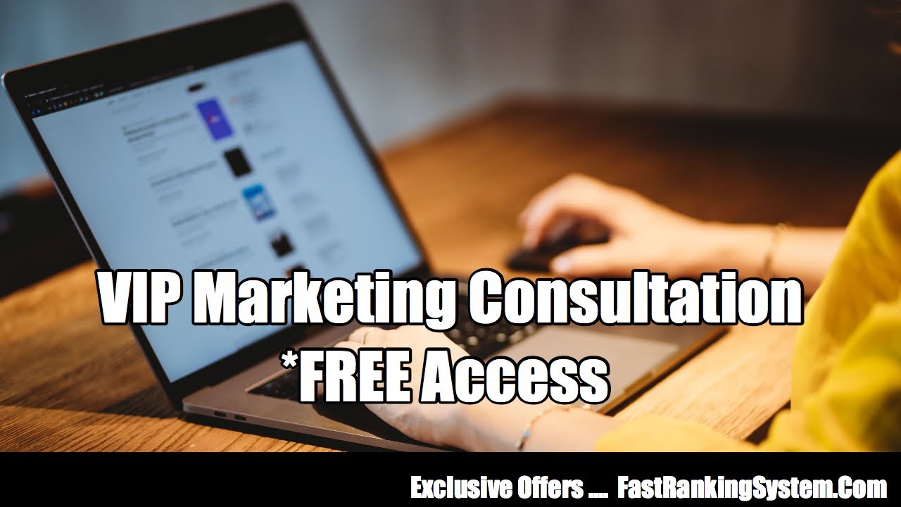 VIP Marketing Consultation Program - YouTube