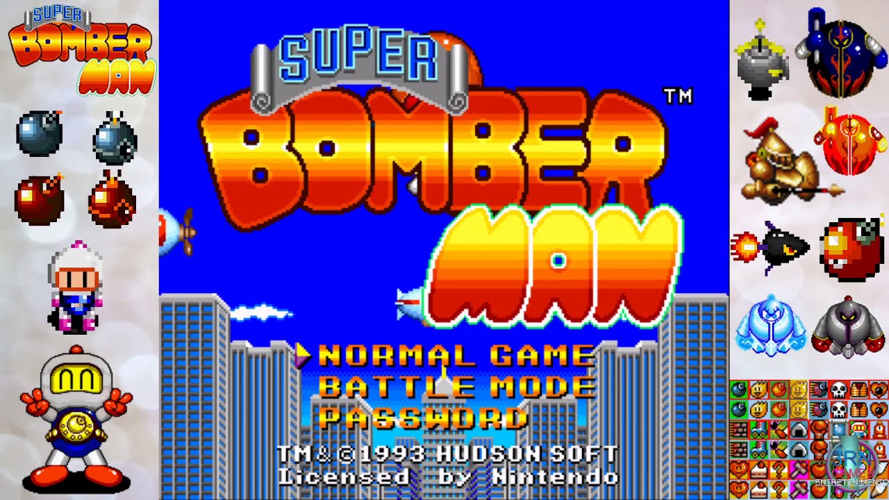 Super Bomberman 1993 gameplay fase 1-1 - YouTube