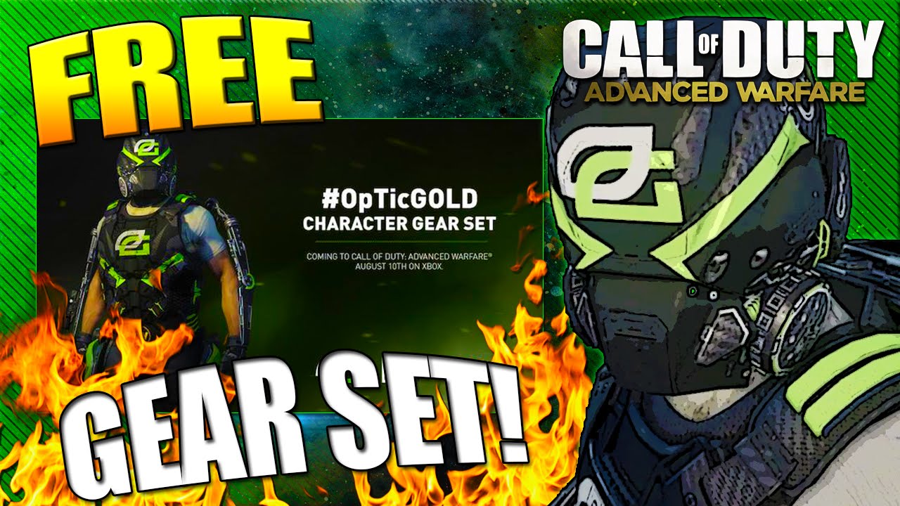 FREE OPTIC GAMING SUPPLY DROP GEAR!! ★ COD: AW (Advanced Warfare: Free ...