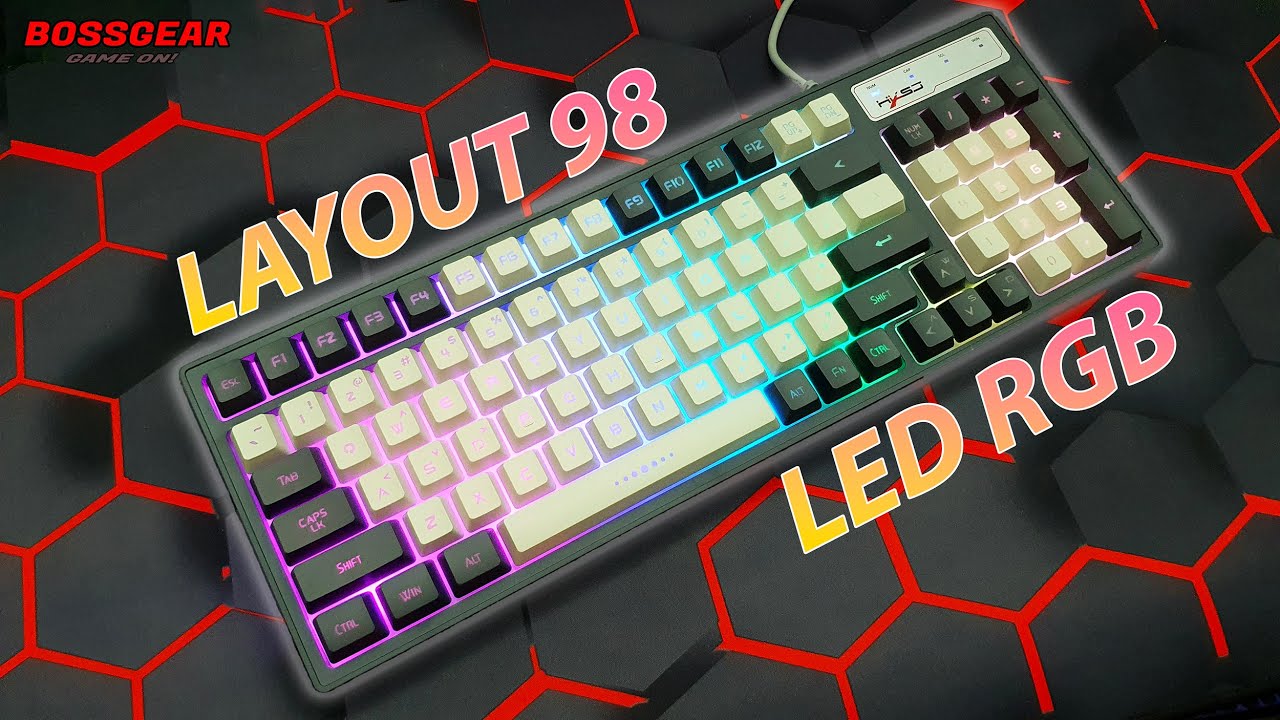 Giả Cơ Nhưng Có LED RGB + Layout 98 Quá Ngon!! V600 RGB - YouTube