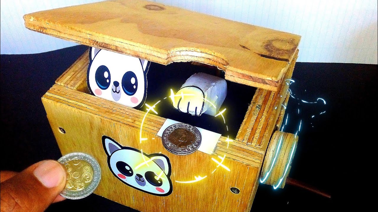 How to make a wooden electric coin box - YouTube