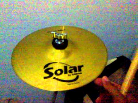 Sabian Solar 10 Inch Splash - YouTube