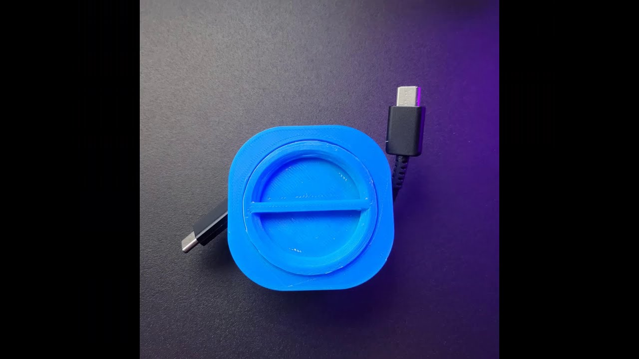 USB Cable Organizer 3d Print - YouTube