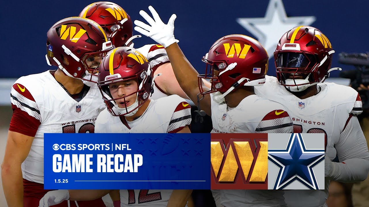 Commanders defeat Cowboys to clinch 6-seed in NFC | Game Recap - YouTube