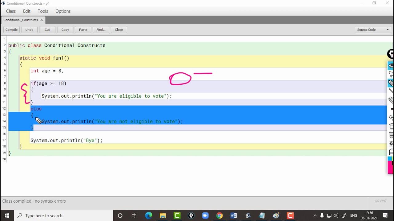 Class 10th ICSE | Conditional Constructs In JAVA | Chapter 8 | Part 1 ...