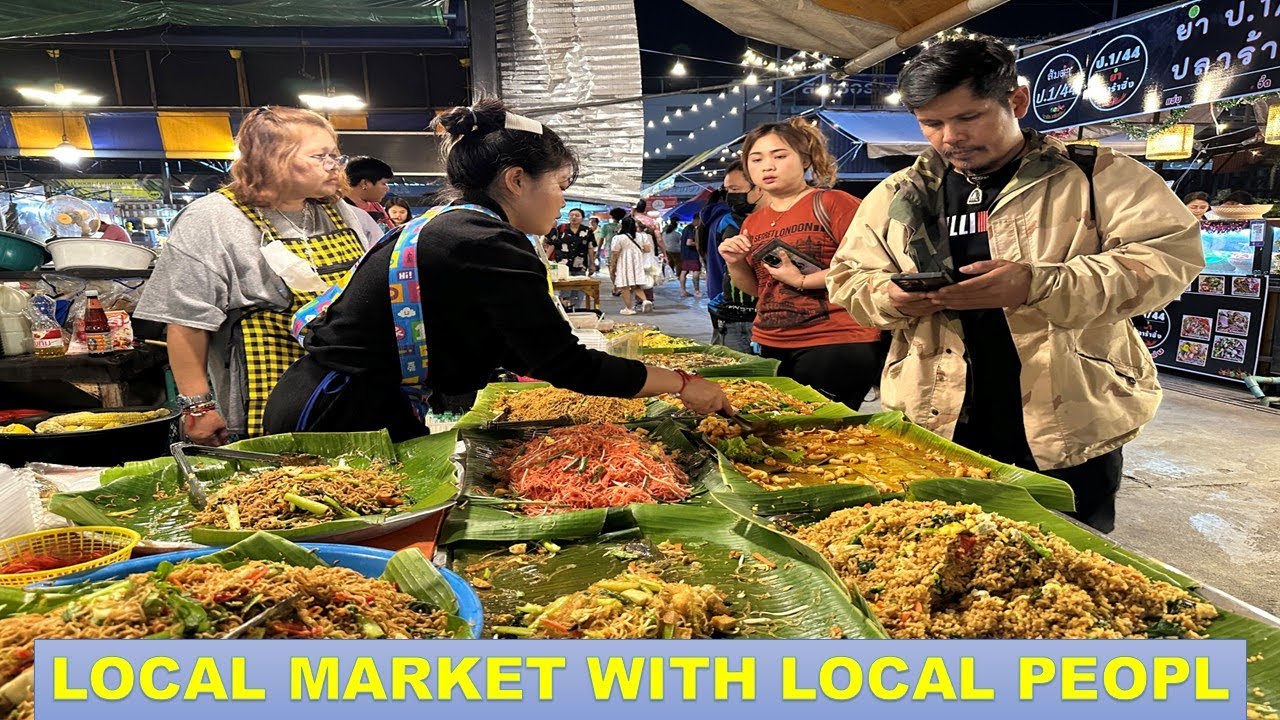 [4KTH] LOCAL NIGHT MARKET WITH LOCAL PEOPLE .2025. - YouTube