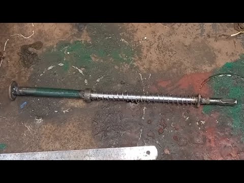 Приспособление на перфоратор для забивания гвоздей - YouTube