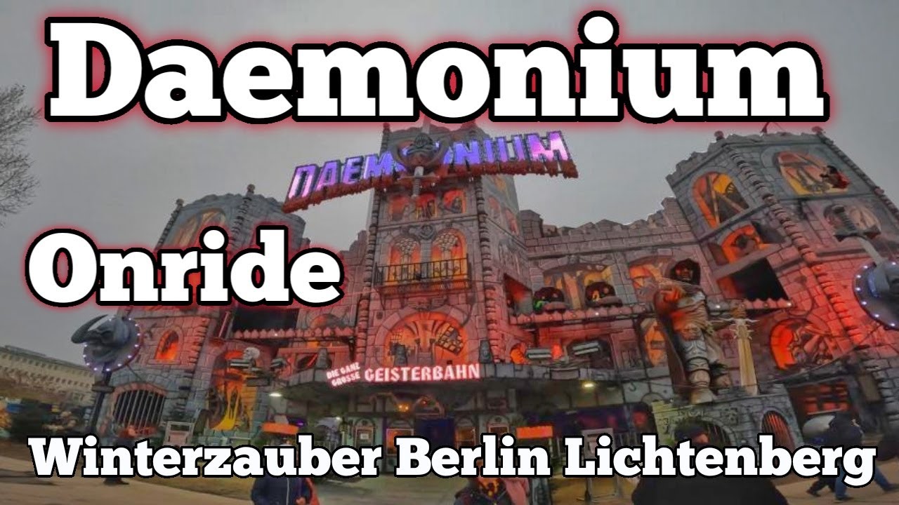 ⁴ᴷ Daemonium - Blume - Onride | Winterzauber Berlin Lichtenberg 2022 - YouTube