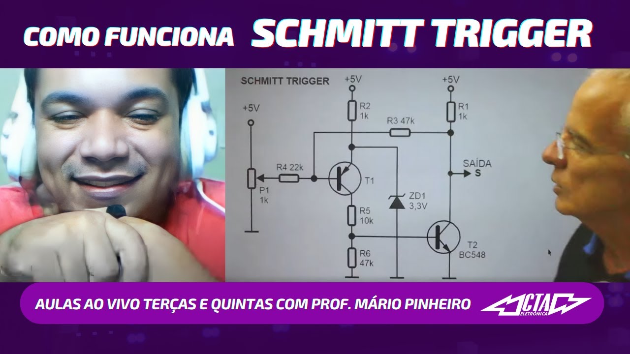 Como funciona o circuito Schmitt Trigger? | Cortes - YouTube