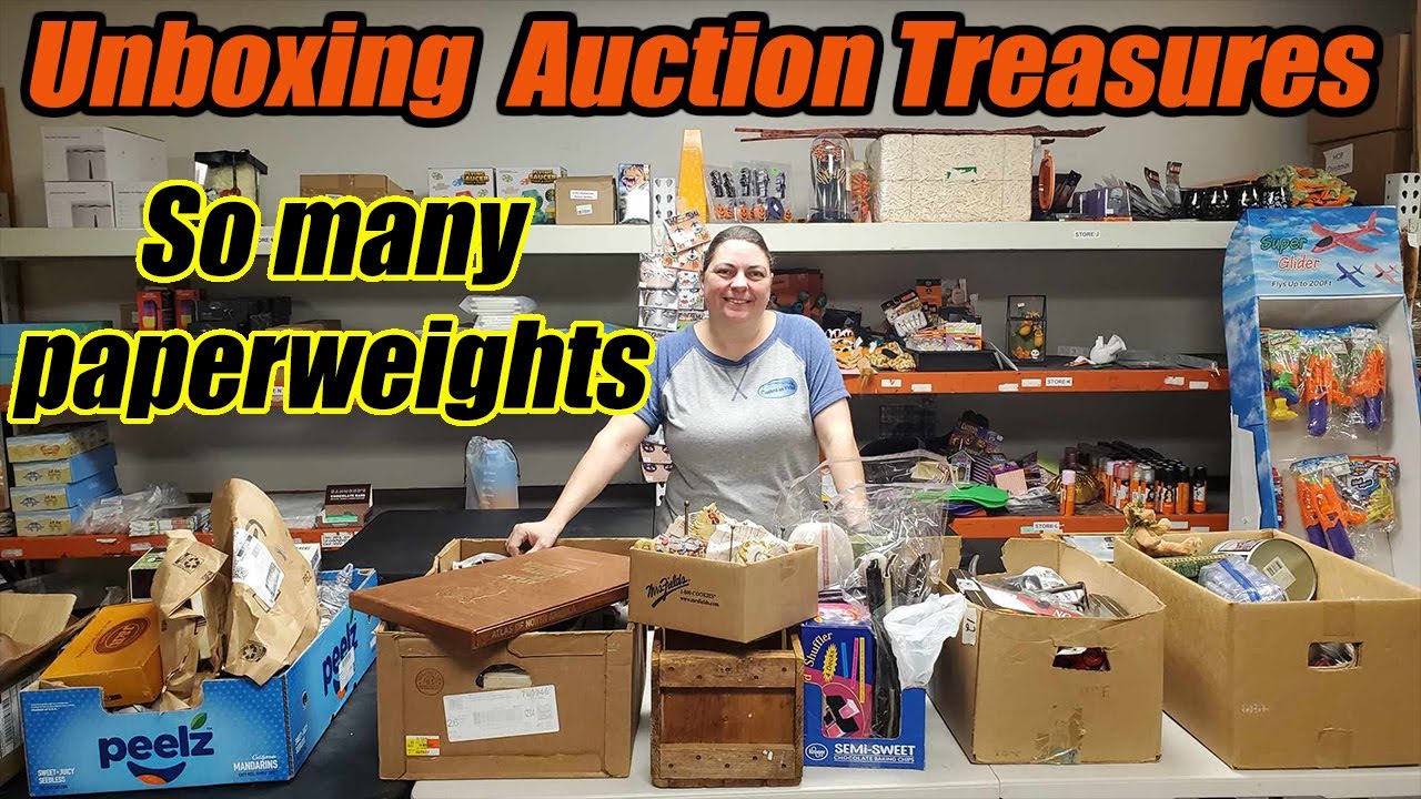 Unboxing Auction Treasures from Estate sales, Auctions, Thrift Stores ...