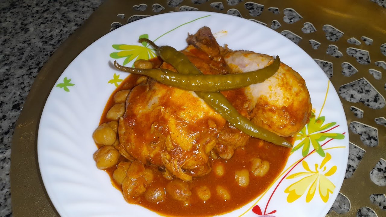 شطيطحة دجاج الطبق التقليدي الجزائري الرااااائع chtitha djadj plat ...