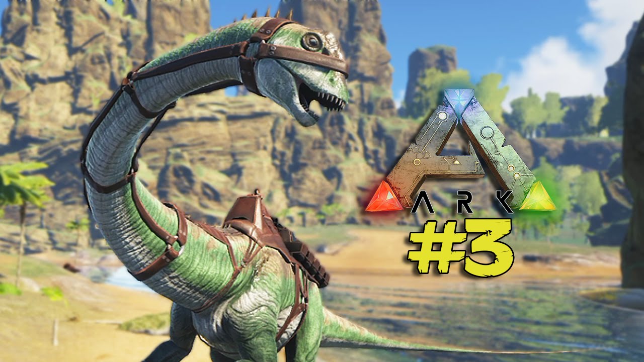 Ark Survival Evolved #3 Prezivljavanje - Novi Dinosaurus Diplodocus ...