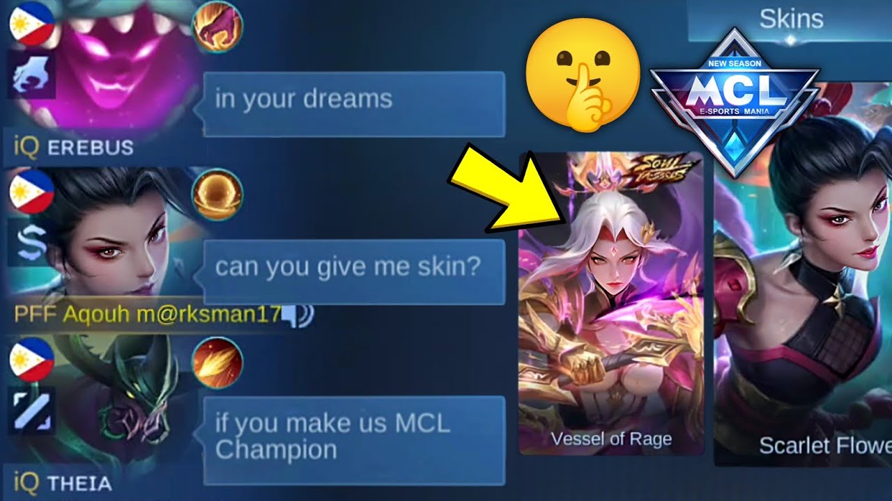 HANABI "NO SKIN" PRANK IN MCL!!🤫 - HANABI NEW SOUL VESSELS SKIN "VESSEL ...