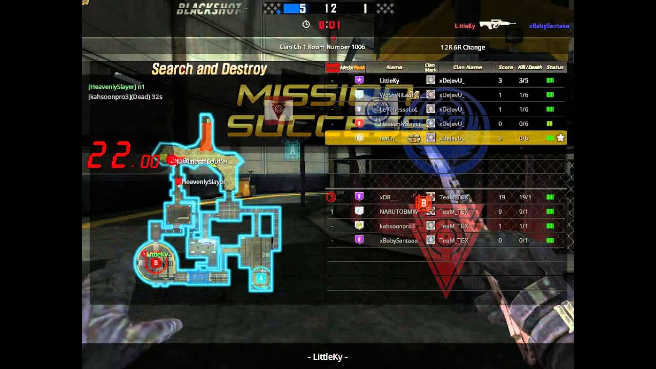Blackshot SEA Clan War [5] - xDeJavU_ vs Team_TGx hacker clan - YouTube
