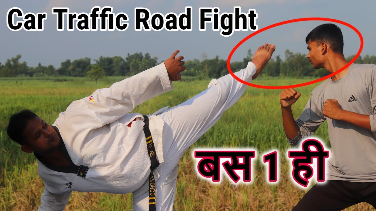 How To Win Road Fight In a Techniques | Car Traffic Road Fight - YouTube