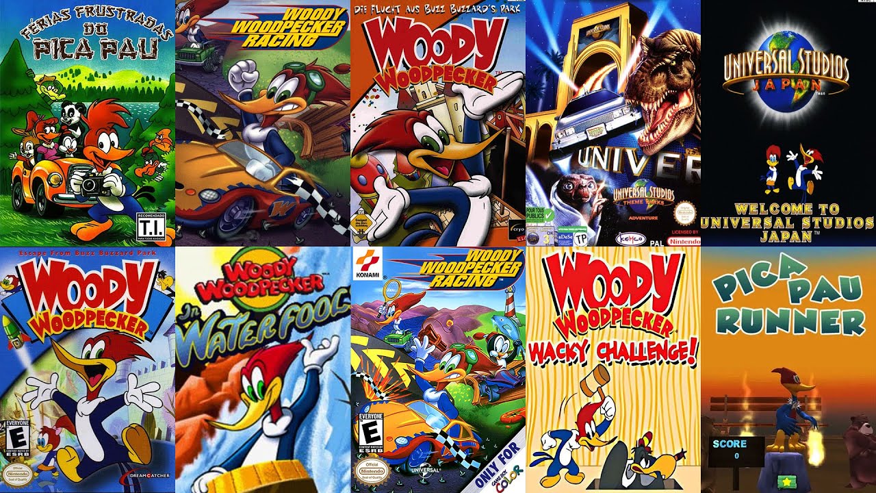 The Evolution Of Woody Woodpecker Games (1995 - 2021) - YouTube