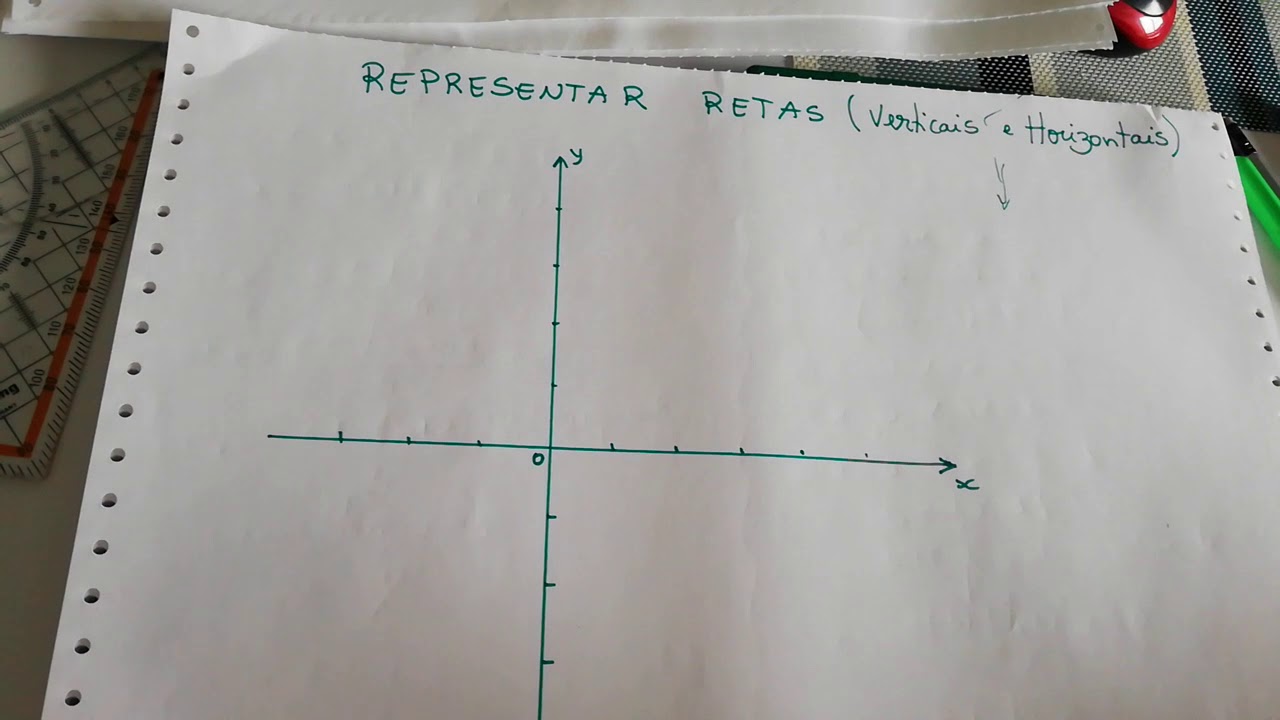 Reta vertical e reta horizontal - YouTube
