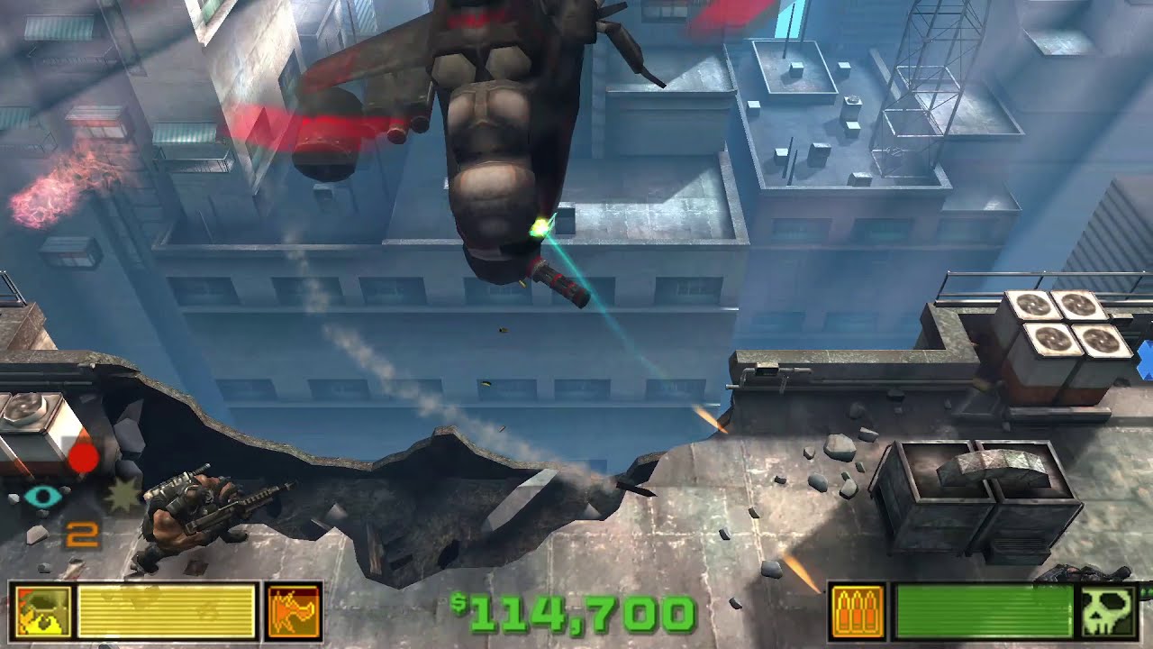 Army of TWO - The 40th Day Boss 2 PSP Gameplay - YouTube