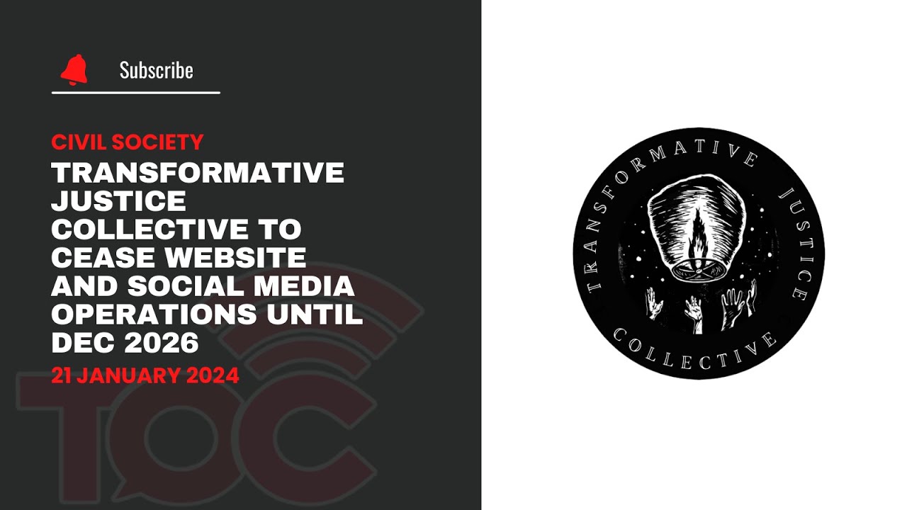 Transformative Justice Collective to cease website and social media ...