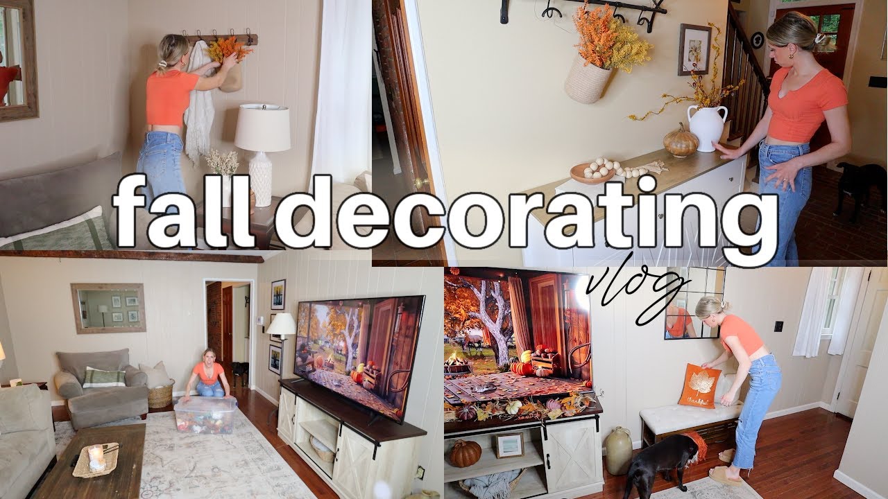decorating for fall | decorate my home for fall with me + healthy ...