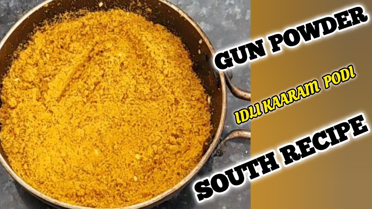 Gun Powder || Idli Karam Podi Recipe In Hindi ||karam podi Idli,Dosa ...