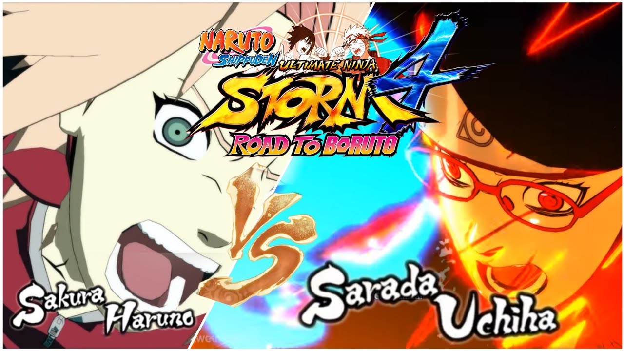 SAKURA VS SARADA! || FREE BATTLE VERSUS － NARUTO SHIPPUDEN : ULTIMATE ...