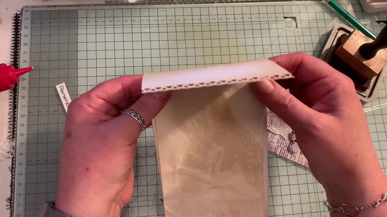 Let’s make : notebook pocket for your journals quick and easy ! - YouTube