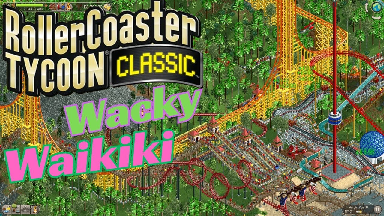 Roller Coaster Tycoon Wacky Waikiki - YouTube