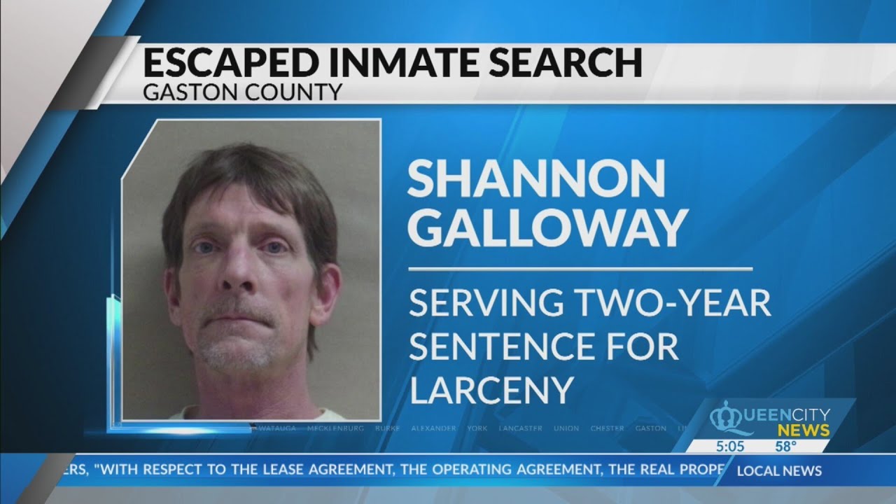 Inmate escaped from Gaston County jail - YouTube