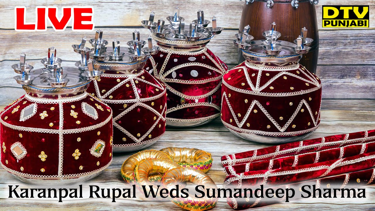 LIVE Jaggo Karanpal Rupal weds Sumandeep Sharma, Prabh Photography Mob.62848-97280. - YouTube