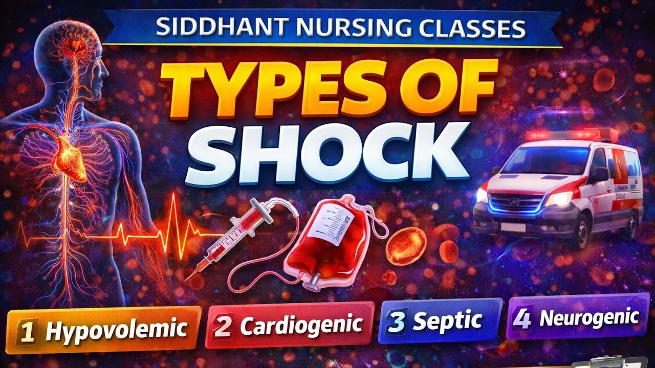 “Types of Shock Explained with Easy Trick | Medical Surgical Nursing ...