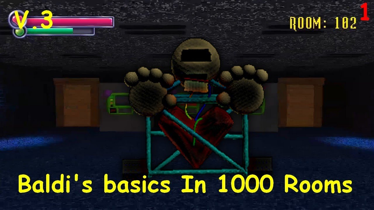 Baldi's Basics In 1000 Rooms V.3 (SHOJ Mod) Part1 - YouTube