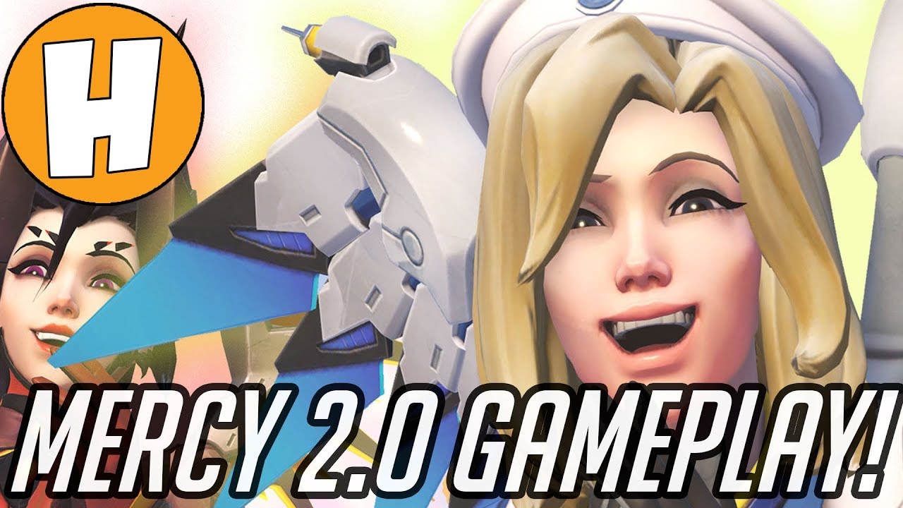 Overwatch - NEW Mercy Changes Gameplay - Valkyrie Ultimate, D.va and ...