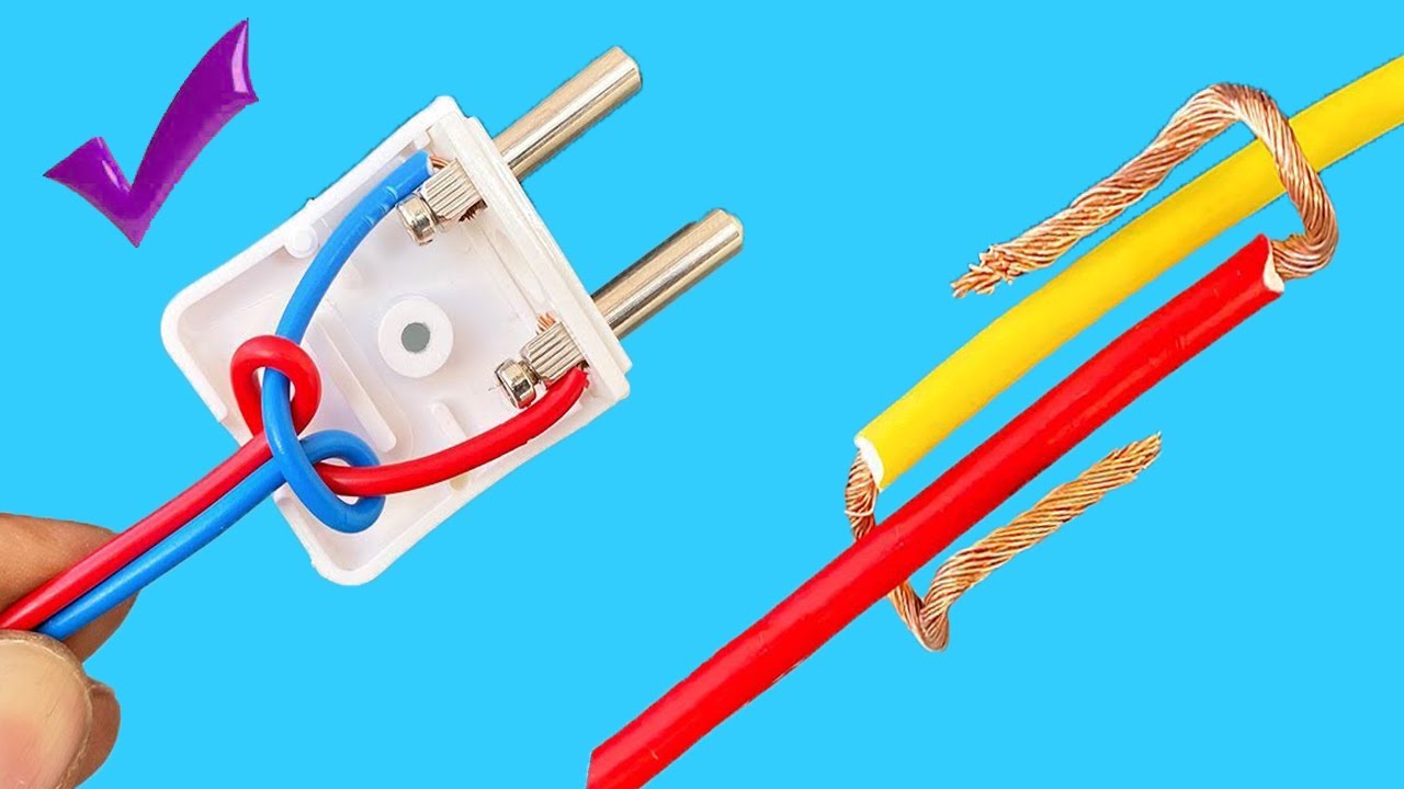 Awesome idea! How to twist electrical wires together | Correctly ...