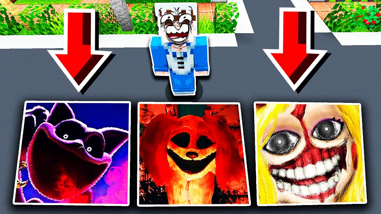 Minecraft 3 Scary Pits CATNAP vs DOGDAY vs MISS DELIGHT - YouTube