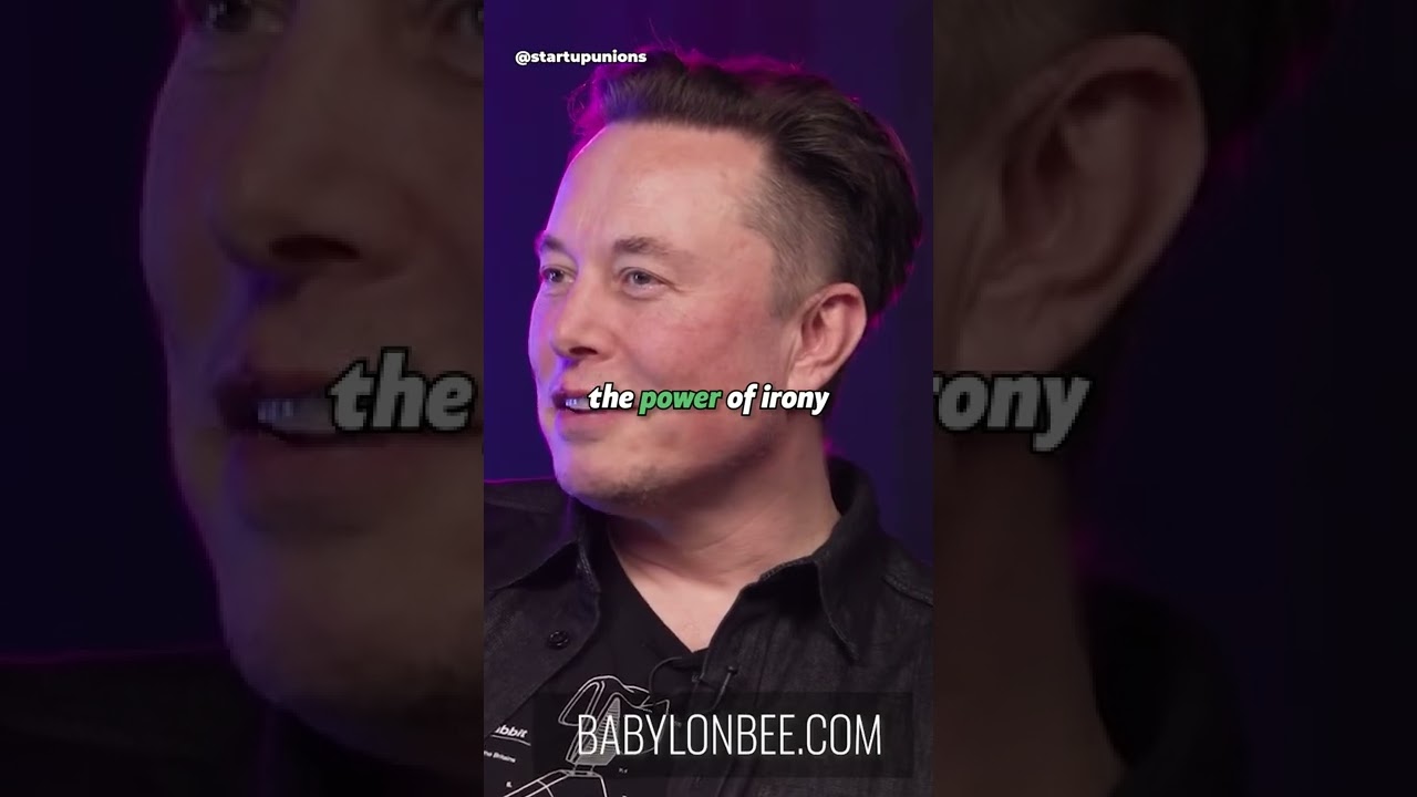 Elon Musk wants to be an Irony Man - YouTube
