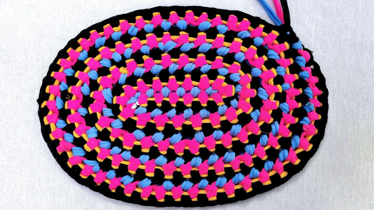 SUPER EASY HOMEMADE DOORMAT IDEA , paydan banane ka tarika new design ...