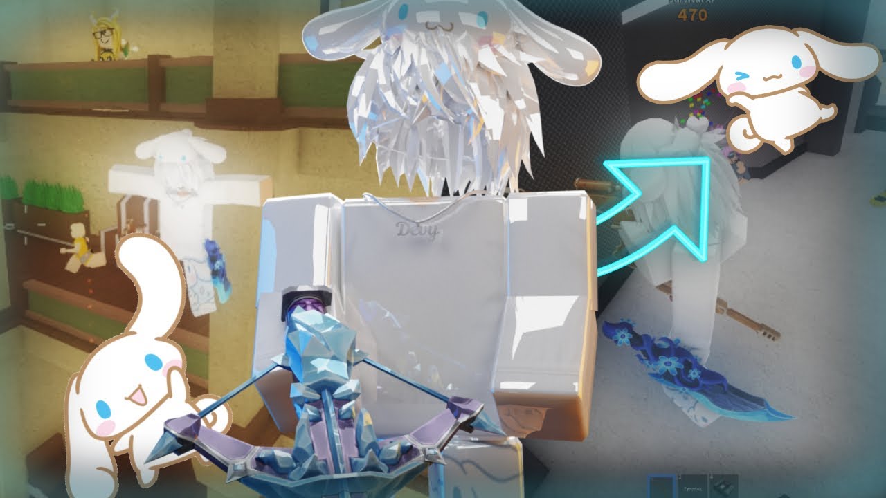 MM2 SHERIFF/HERO MONTAGE w/ SKIN DE CINNAMOROLL! (Murder Mystery 2 ...