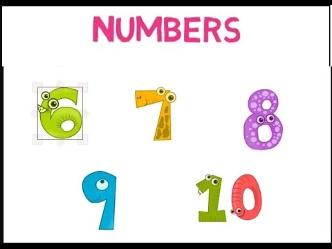 Learn to write Numbers 6, 7, 8, 9, 10 & Learn to Count Numbers 6,7,8,9 ...