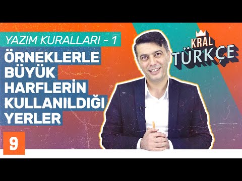 Yazım Kuralları - 1: Büyük Harflerin Kullanıldığı Yerler | Mustafa Kara ile 8. Sınıf Türkçe #9