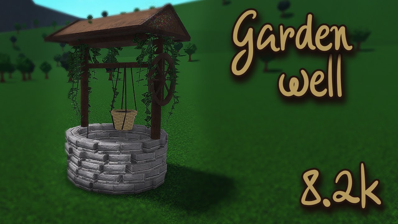 Bloxburg - Garden Well speed build - YouTube