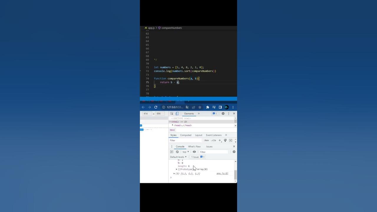 how to sort arrays JavaScript | array sort - YouTube